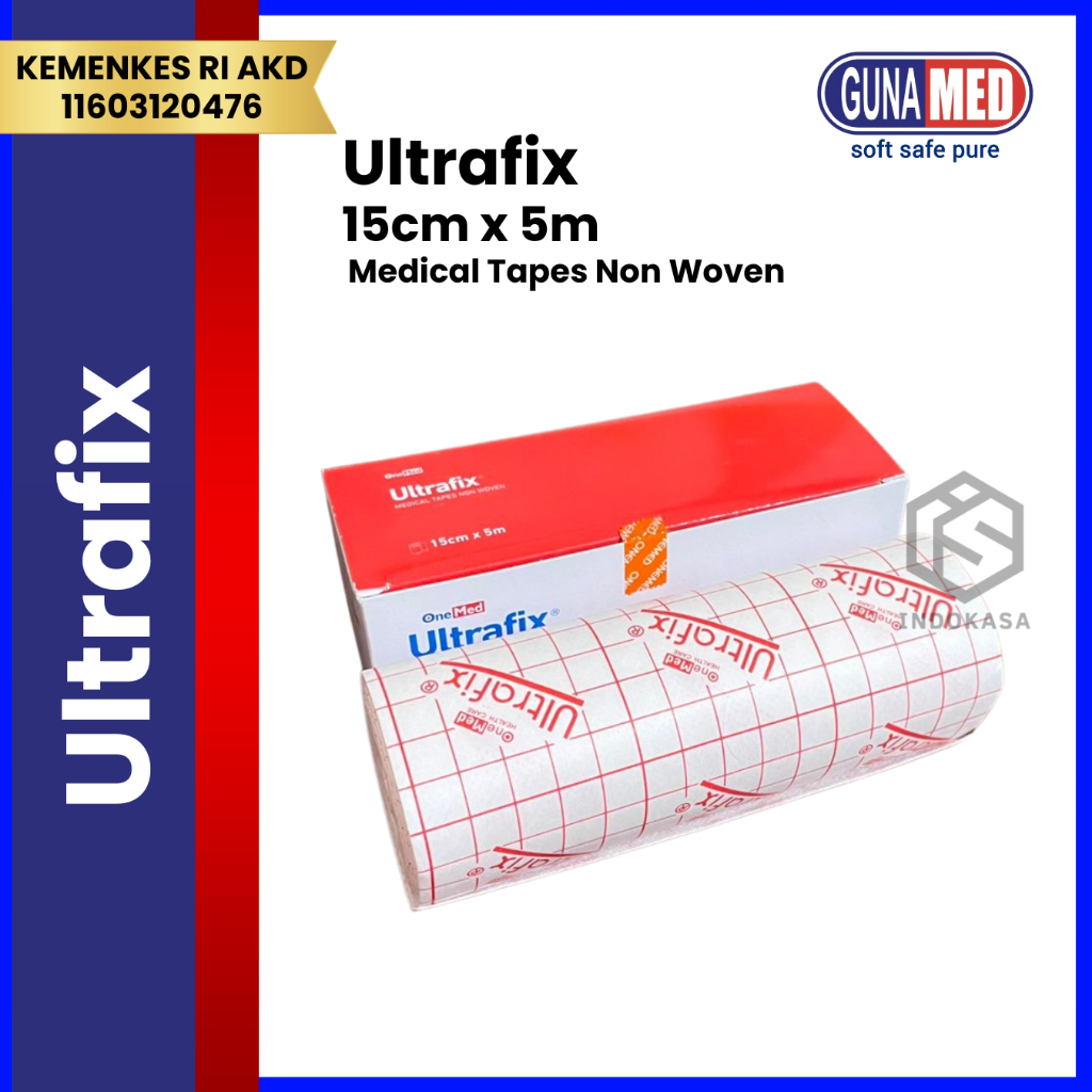 Jual Ultrafix Medical Tapes Non Woven One Med/ Plester Luka | Shopee ...
