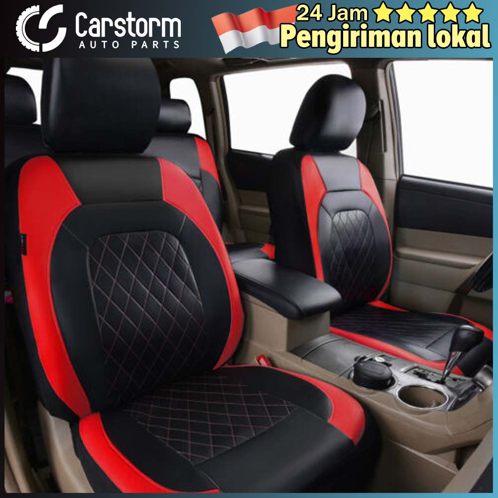Jual Carstorm AYLA BRIO INNOVA Rush jok mobil dua baris bungkus jok ...