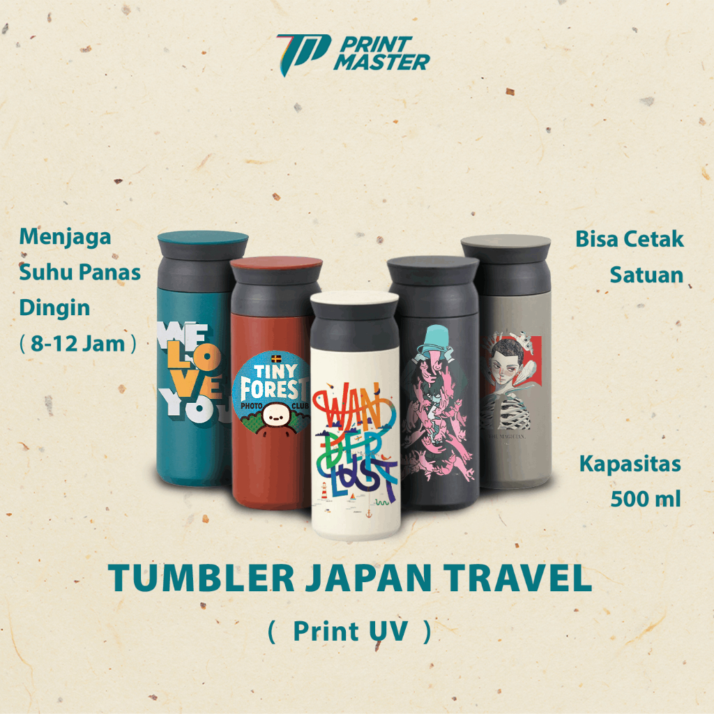 Jual Custom Tumbler Japan Print UV Full Color | Shopee Indonesia