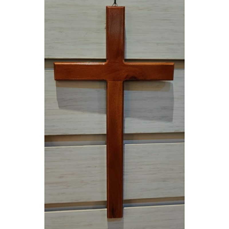 Jual Salib Gantung Kayu Polos 45 cm mdn | Shopee Indonesia