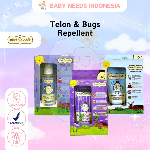 Jual BEBE ROOSIE Minyak Telon Spray / Telon Cream / Bugs Repellent ...