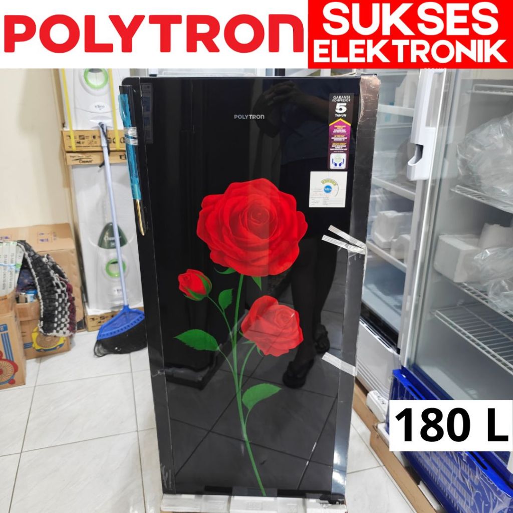 Jual KULKAS POLYTRON PRA-18 DRX / LEMARI ES 1 PINTU 180L 180 LITER L ...
