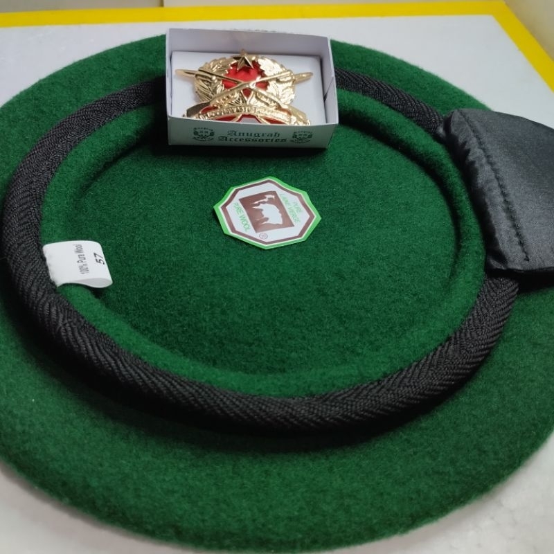 Jual paket baret infanteri infantri dan emblem | Shopee Indonesia