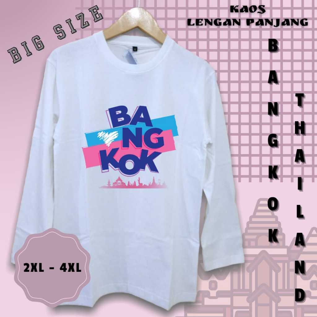 Jual Kaos LP Oleh-oleh Souvenir BIG SIZE Wisata Thailand Bangkok Series ...