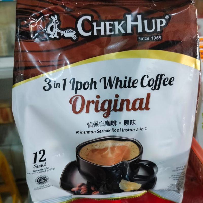 Jual CHEK HUP 3 IN 1 IPOH WHITE COFFEE ORIGINAL | Shopee Indonesia