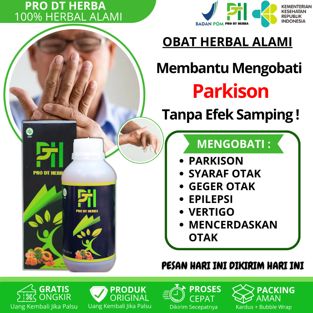 Jual Obat Parkinson Tremor Tangan Gemetar Kaku Kram Rematik Paling ...