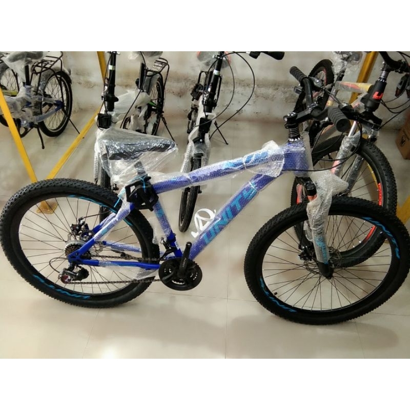 Jual Sepeda MTB 26 UNITY ( VELG TINGGI ) ( Warna Biru ) | Shopee Indonesia