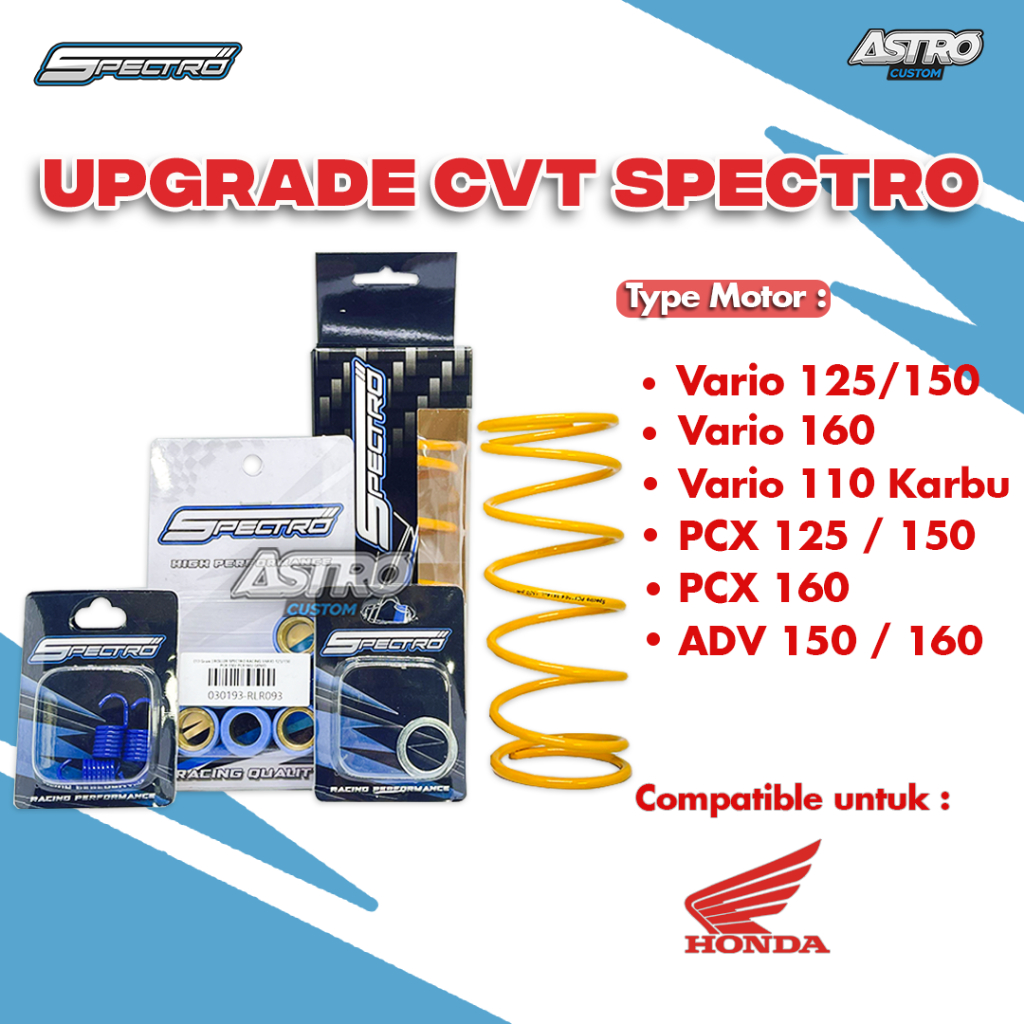 Jual Upgrade CVT Astro Vario 125 150 160 PCX ADV 150 160 New Per CVT ...