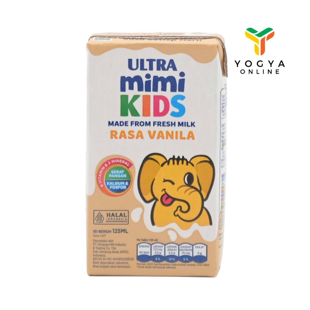 Jual Ultra Milk Mimi Vanilla 125 Ml | Shopee Indonesia