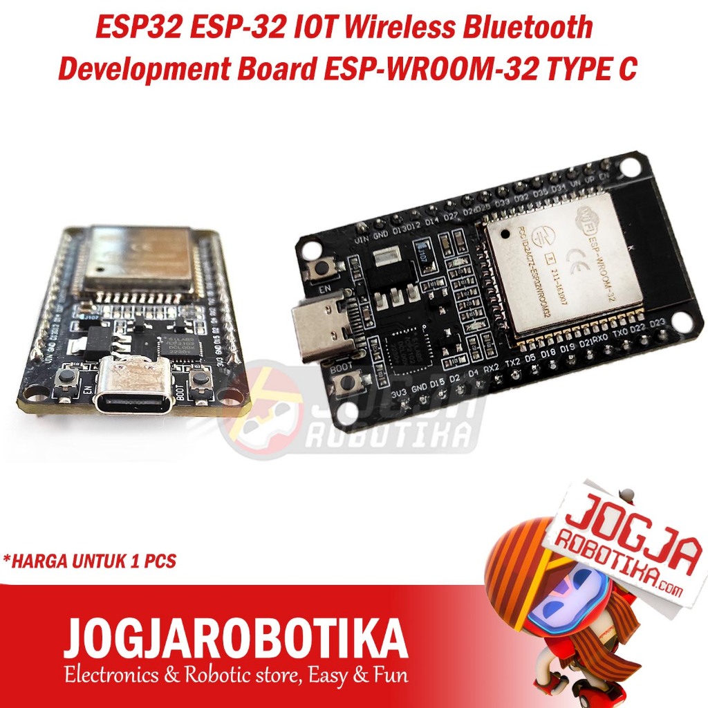 Jual ESP32 ESP-32 IOT Wireless Bluetooth Development Board ESP-WROOM-32 TYPE C TIPE C | Shopee ...