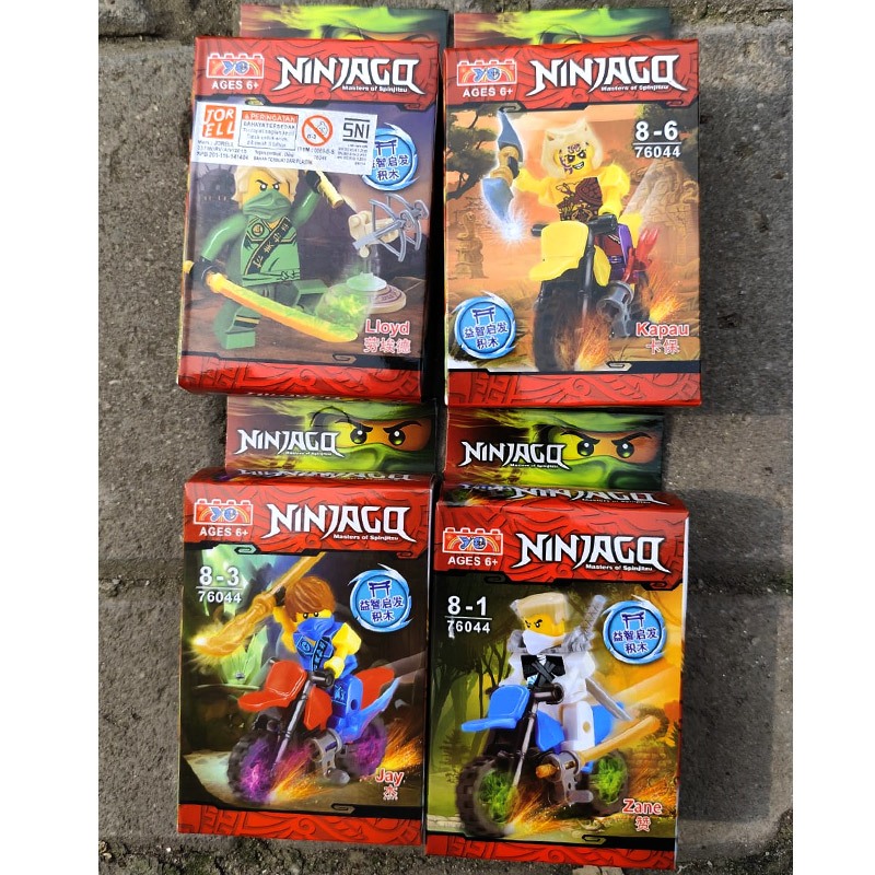 Jual Brick mini figure Ninjago dengan motor - Ninjago motor - Mainan ...