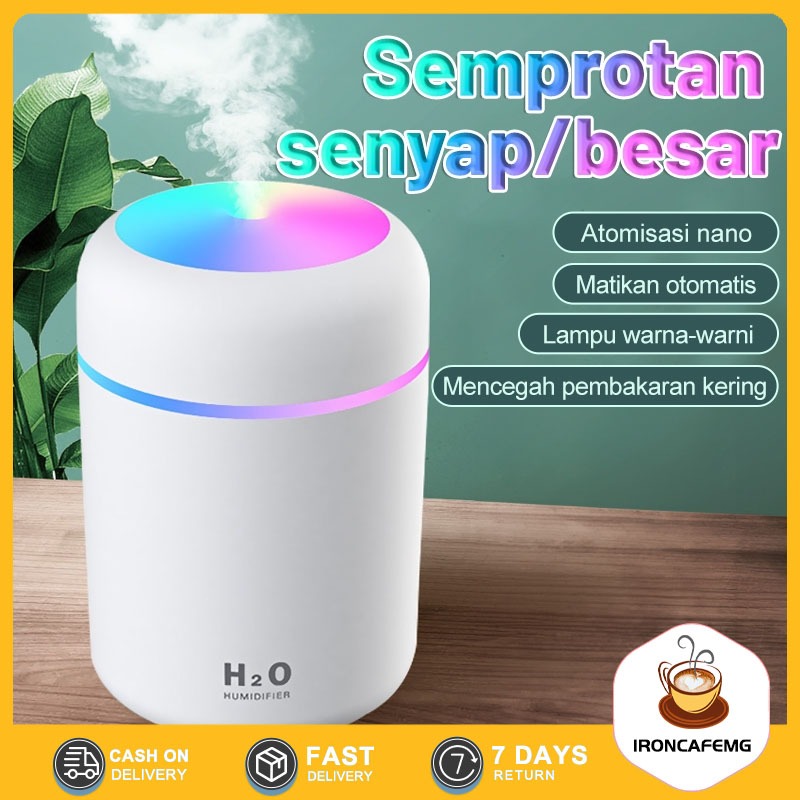 Jual Air Humidifier Mobil Aromatherapy Oil Diffuser 300ml | Shopee ...