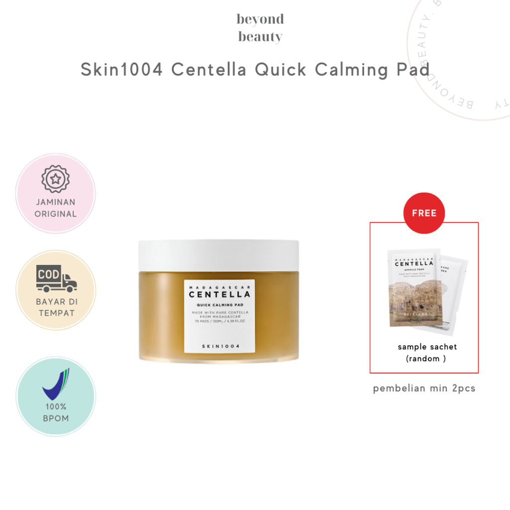 Jual SKIN1004 Madagascar Centella Quick Calming Pad 130ml | Shopee ...