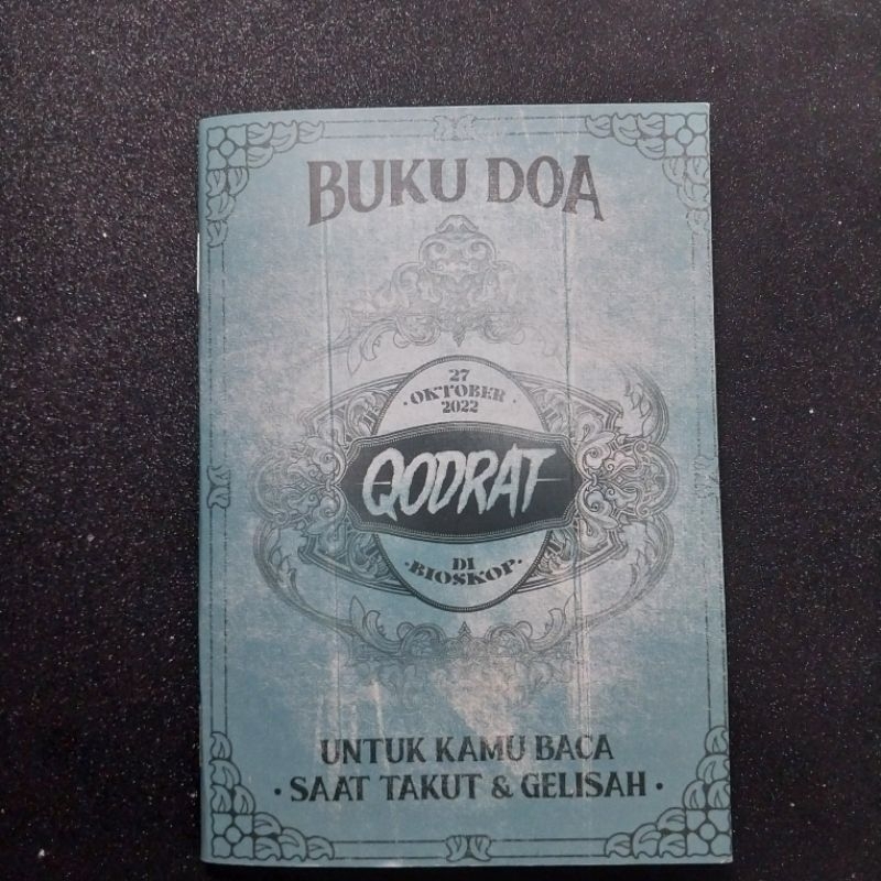 Jual BUKU DOA MERCHANDISE RESMI FILM QODRAT (2022) | Shopee Indonesia