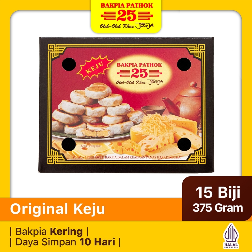 Jual Bakpia Pathok 25 Original Keju | Oleh-Oleh Khas Jogja | BAKPIA KERING | Bakpia coklat ...