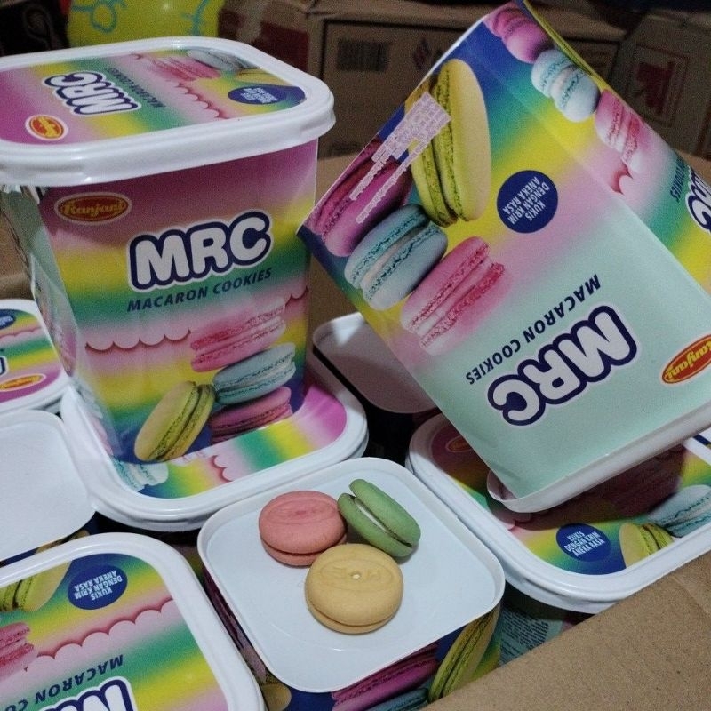 Jual MACARON COOKIEZ MRC harga 1 cup isi 20 pcs@136g | Shopee Indonesia