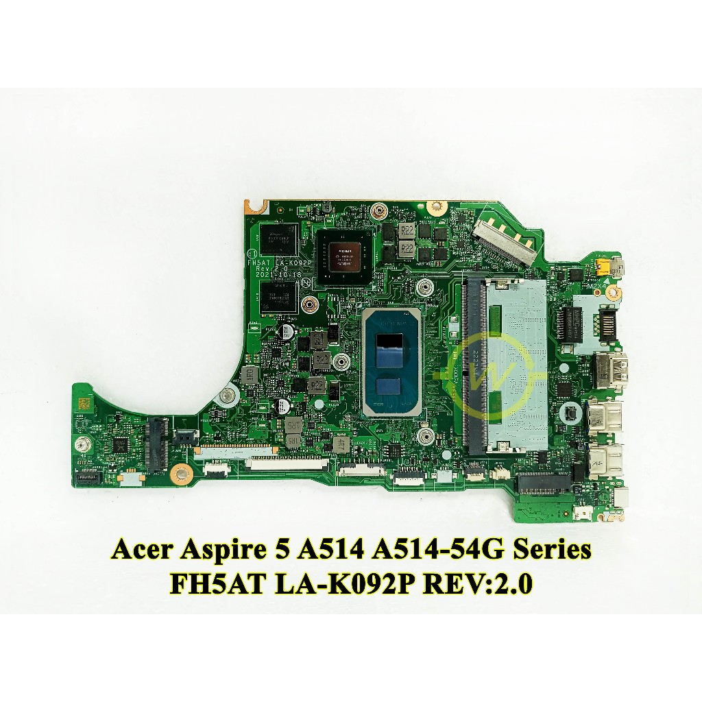 Jual Mainboard Motherboard Mobo Laptop Acer Aspire 5 A514 A514-54G FH5AT LA-K092P REV 2.0 Series ...