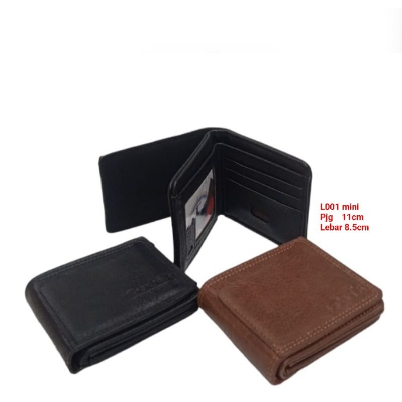 Jual Dompet Lipat Pria dan Wanita Kulit Pu " L001mini " Ukuran panjang ...