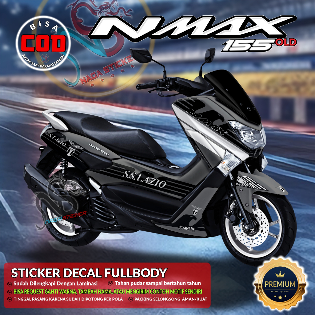 Jual DECAL STICKER FULL BODY YAMAHA NMAX 155 OLD VARIASI NS33018 FREE ...