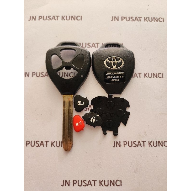 Jual Casing kunci innova,vios,fortuner,altis tombol 3 | Shopee Indonesia