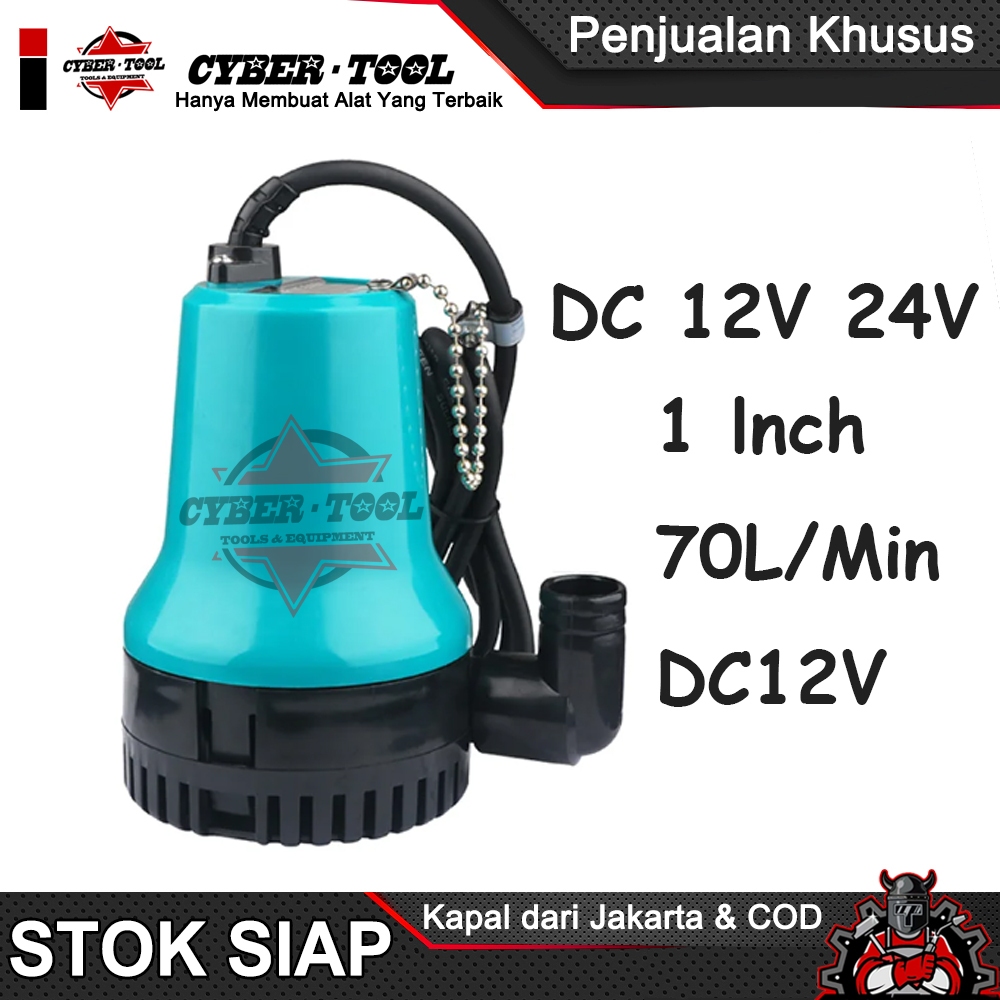 Jual Mesin Pompa Air Celup 12V 24V - Kolam Submersible Pump 12 Volt 24 ...