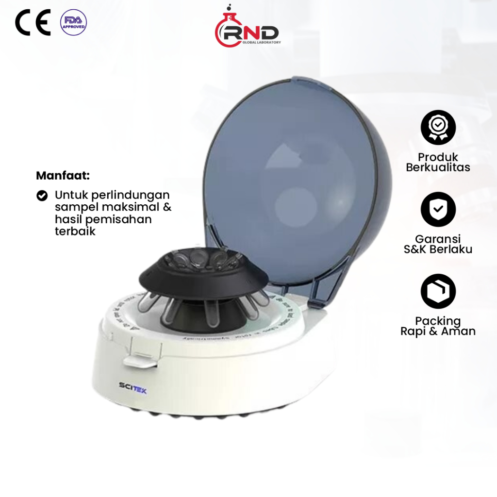 Jual Mesin Alat Pemisah SCITEK Mini Centrifuge DLAB D1008 For ...