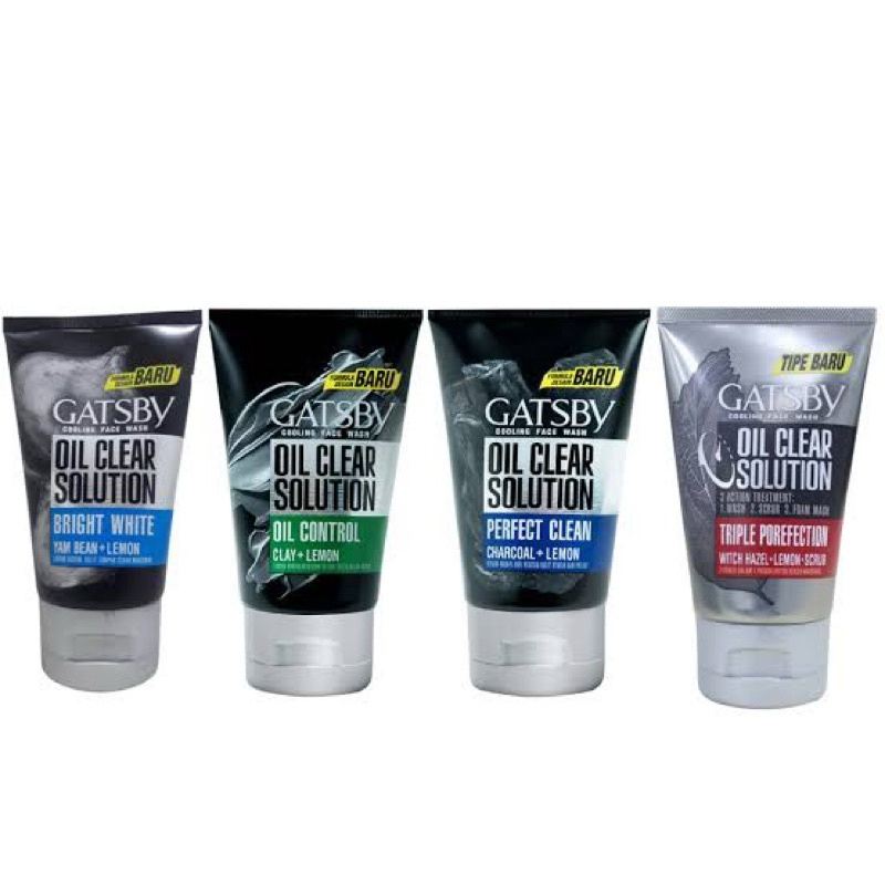 Jual GATSBY Cooling Face Wash Oil Clear Solution | Shopee Indonesia
