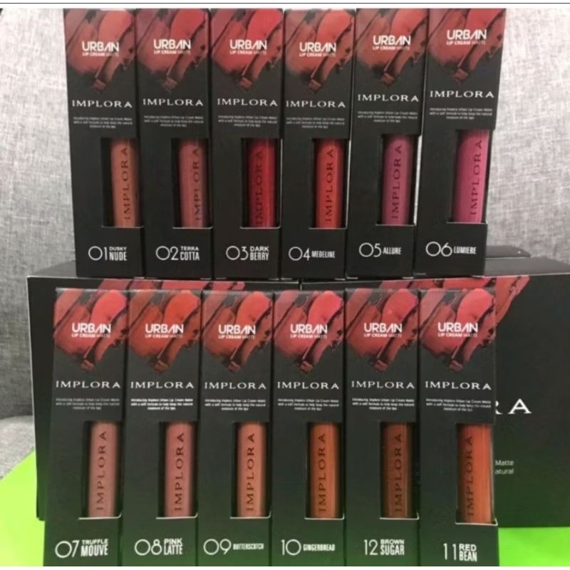 Jual IMPLORA URBAN LIP CREAM MATTE 2,9 gram. LIPSTIK | Shopee Indonesia