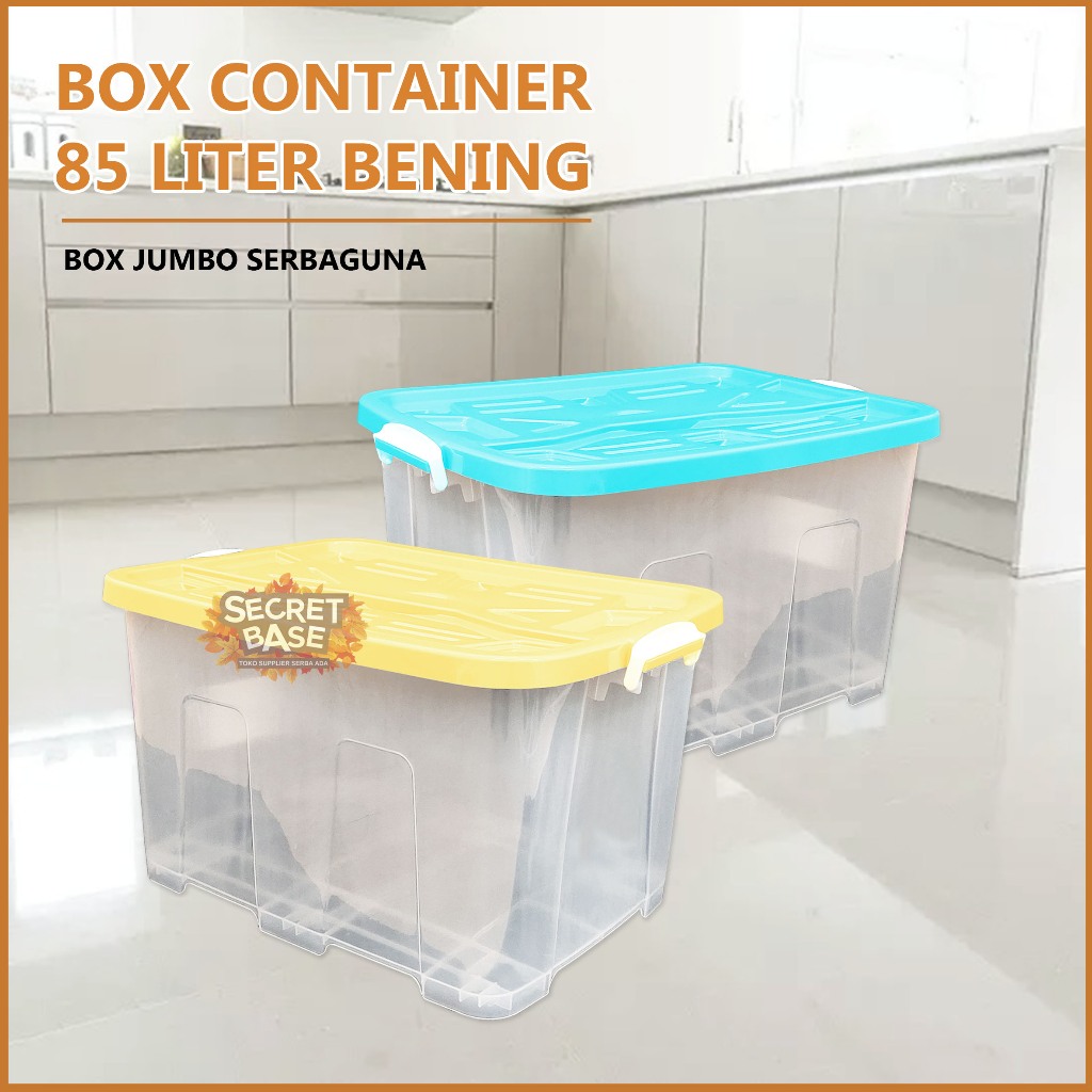 Jual BOX CONTAINER 85 LITER + RODA - Kontainer Box Plastik / Container ...