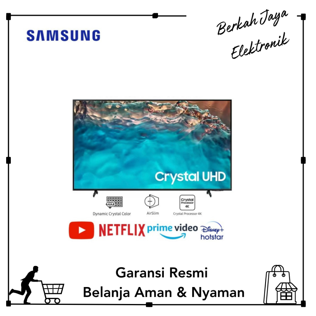 Jual Samsung 55BU8000 55 Inch Crystal UHD 4K Smart Tv LED UA55BU8000 | Shopee Indonesia