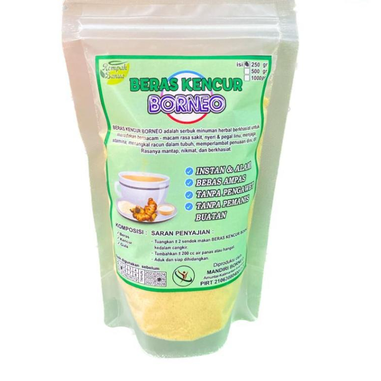 Jual BERAS KENCUR Borneo 250gram /Beras Kencur bubuk instan | Rempah ...