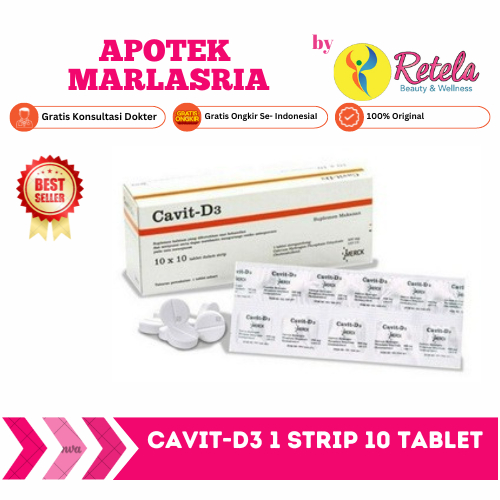 Jual CAVIT-D3 1 STRIP 10 TABLET | Shopee Indonesia