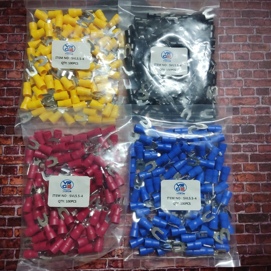 Jual Skun kabel Y SVL-5.5-4 Scun cable SVL5.5-4 dengan isolasi VORGE | Shopee Indonesia