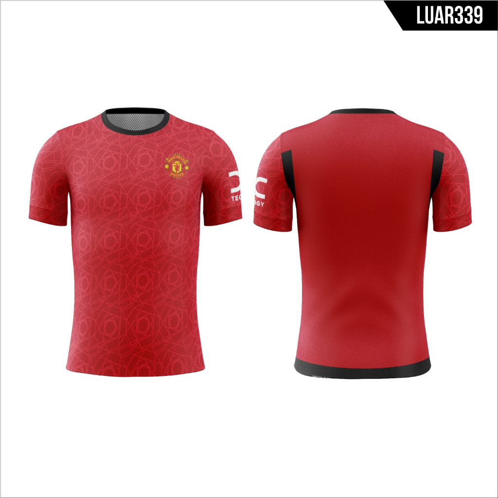 Jual Jersey Bola MU Full Printing Gratis Custom Nama No Punggung ...