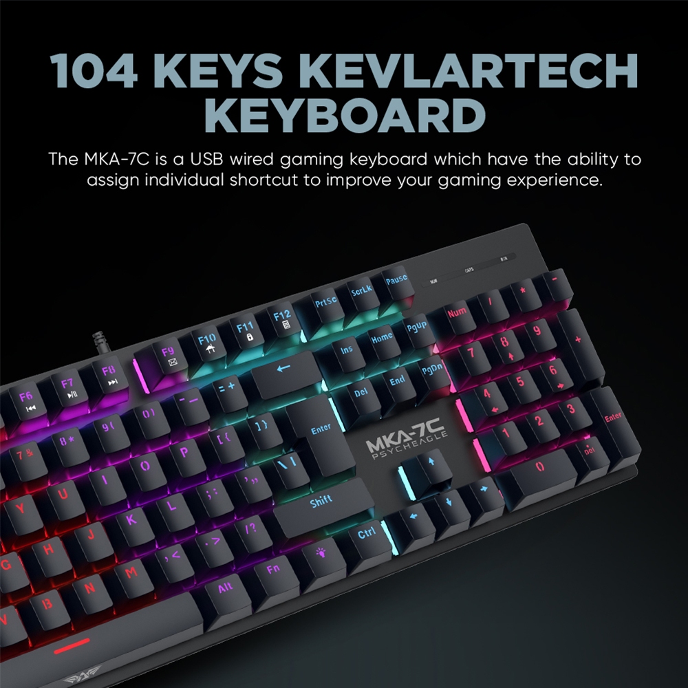 Jual Keyboard Mechanical Gaming Armaggeddon MKA 7C Psycheagle Blue ...