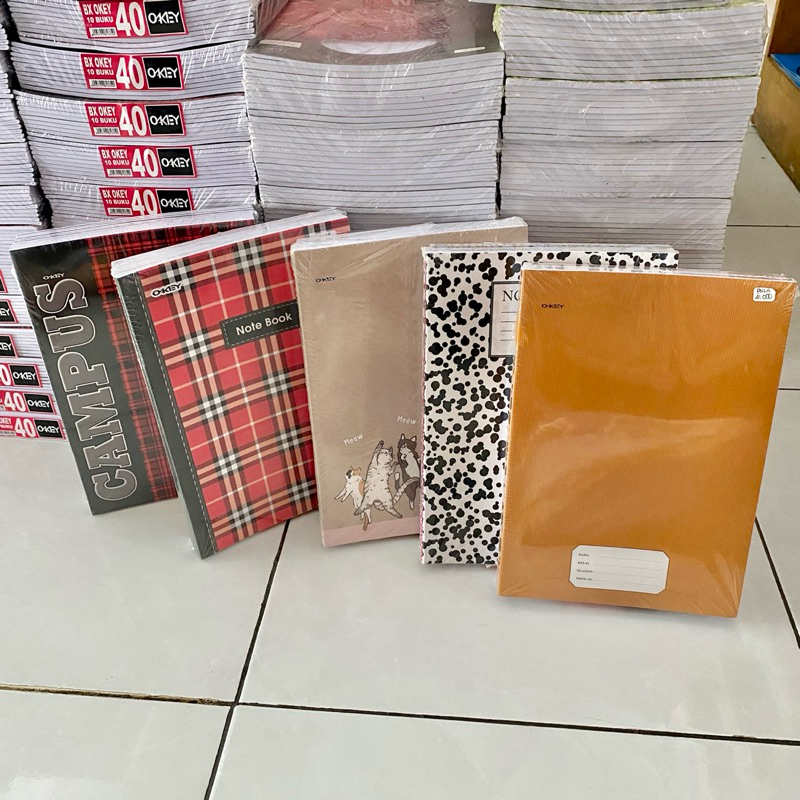 Jual (10 PCS) BUKU TULIS BOXI BOXY OKEY 40 LEMBAR (PRODUK DARI KIKY ...