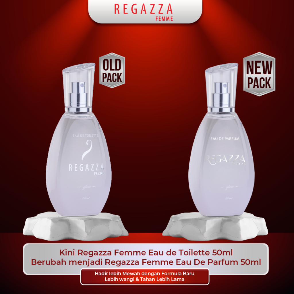 Jual Regazza EDT Glow (White, 50ml) | Shopee Indonesia
