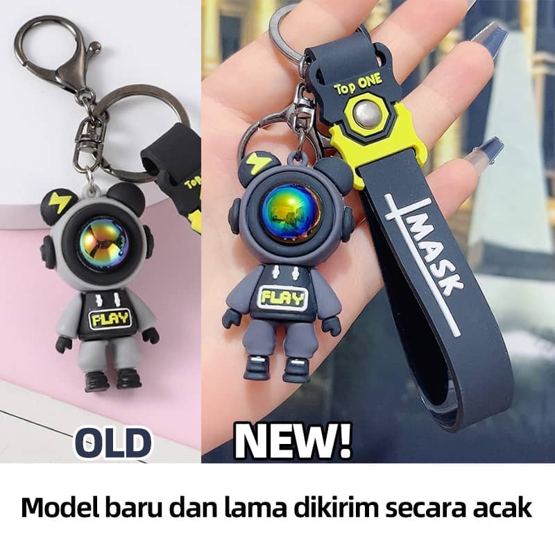 Jual Gantungan Kunci Beruang Astronot Keychain Gantungan Motor Mobil Lucu | Shopee Indonesia