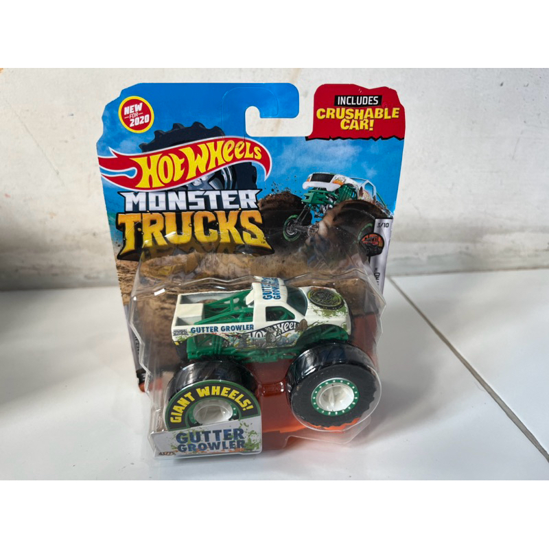 Jual HOTWHEELS Gutter Gowler Giant Wheels limited edition MONSTER TRUCK ...