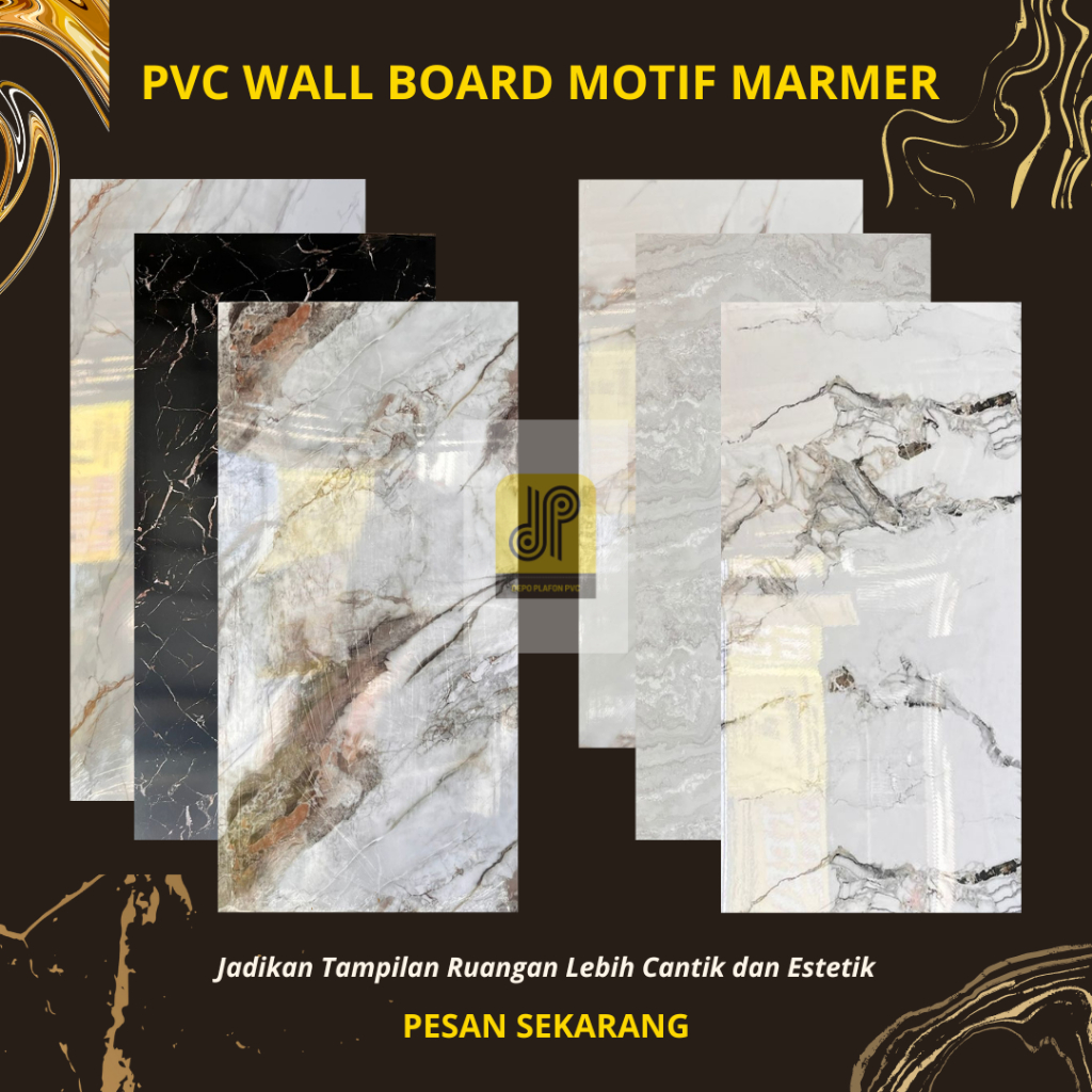 Jual PVC Wall Board Motif Marmer | Shopee Indonesia