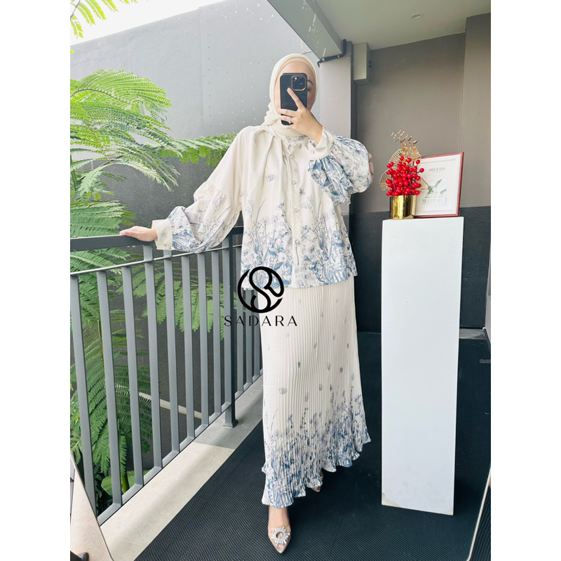 Jual DAISY SETELAN ROK / ONESET ATASAN dan ROK FULL PLISKET SETELAN ...
