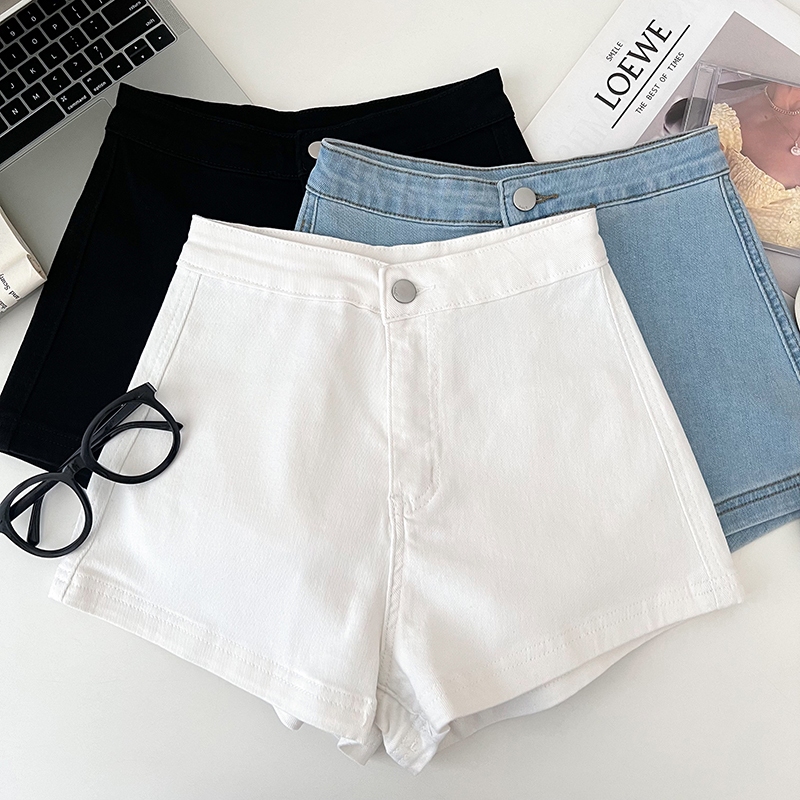 Jual Hot Pants Wanita Celana Karet Wanita Celana Jeans Pendek Wanita Korean Style Celana Pendek ...