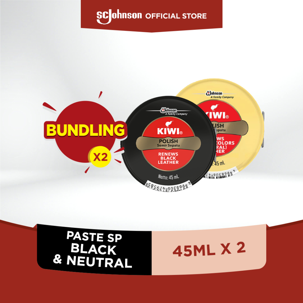 Jual KIWI Paste SP Black 45ml + Neutral 45ml | Shopee Indonesia