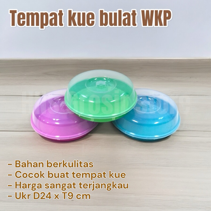 Jual (Isi 6pcs) Tempat kue tutup bulat wkp plastik higinis dan berkualitas | Shopee Indonesia