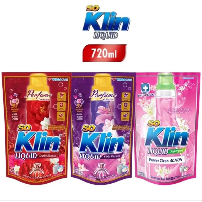Jual SO KLIN LIQUID CAIR 720ml | Shopee Indonesia