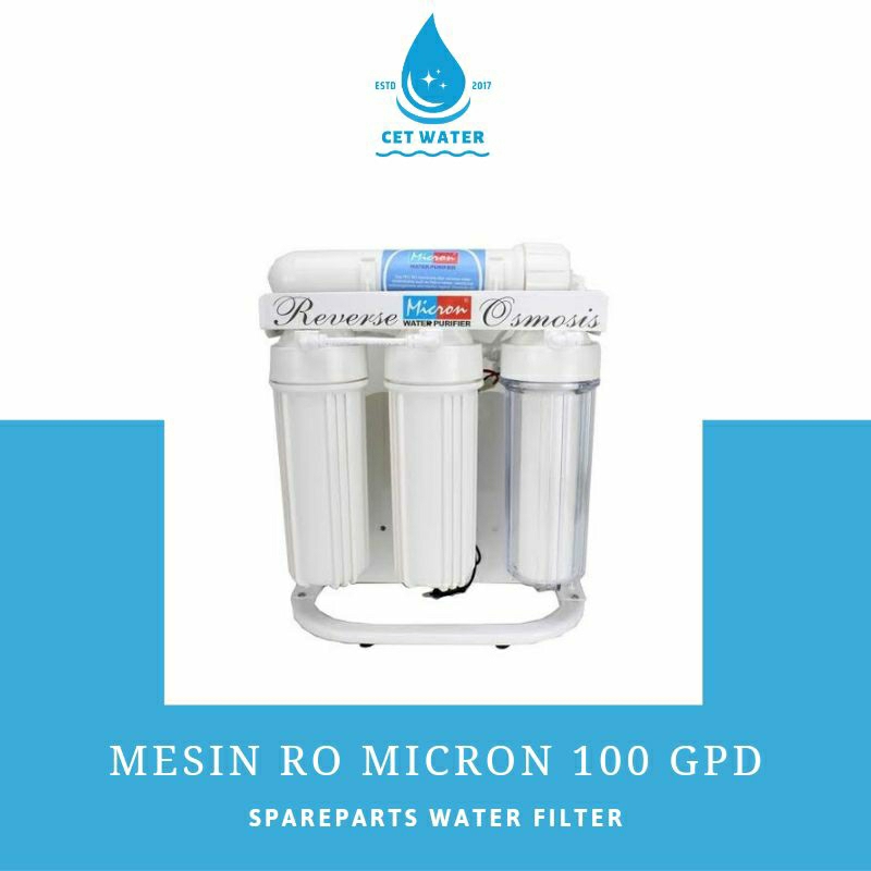 Jual Mesin RO 100 GPD / Reverse Osmosis Micron 100 GPD | Shopee Indonesia