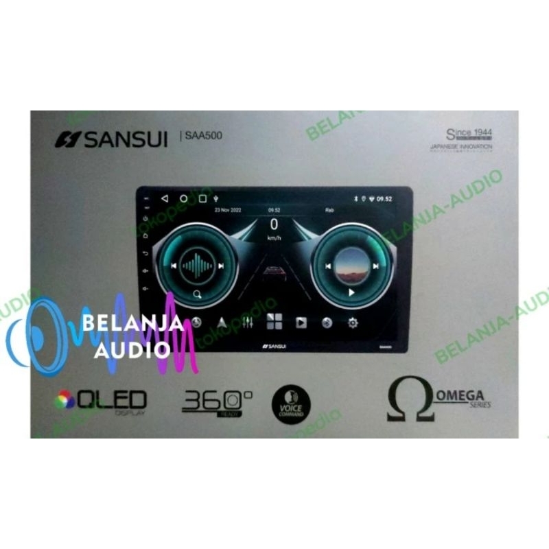 Jual Head unit Android Sansui Omega Series Saa500 4/64 Qled | Shopee ...