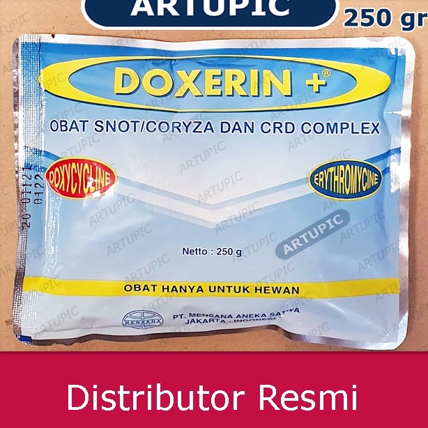 Jual KF7 Doxerin Plus 25 gram Obat Snot Coryza CRD Complex Pernafasan ...