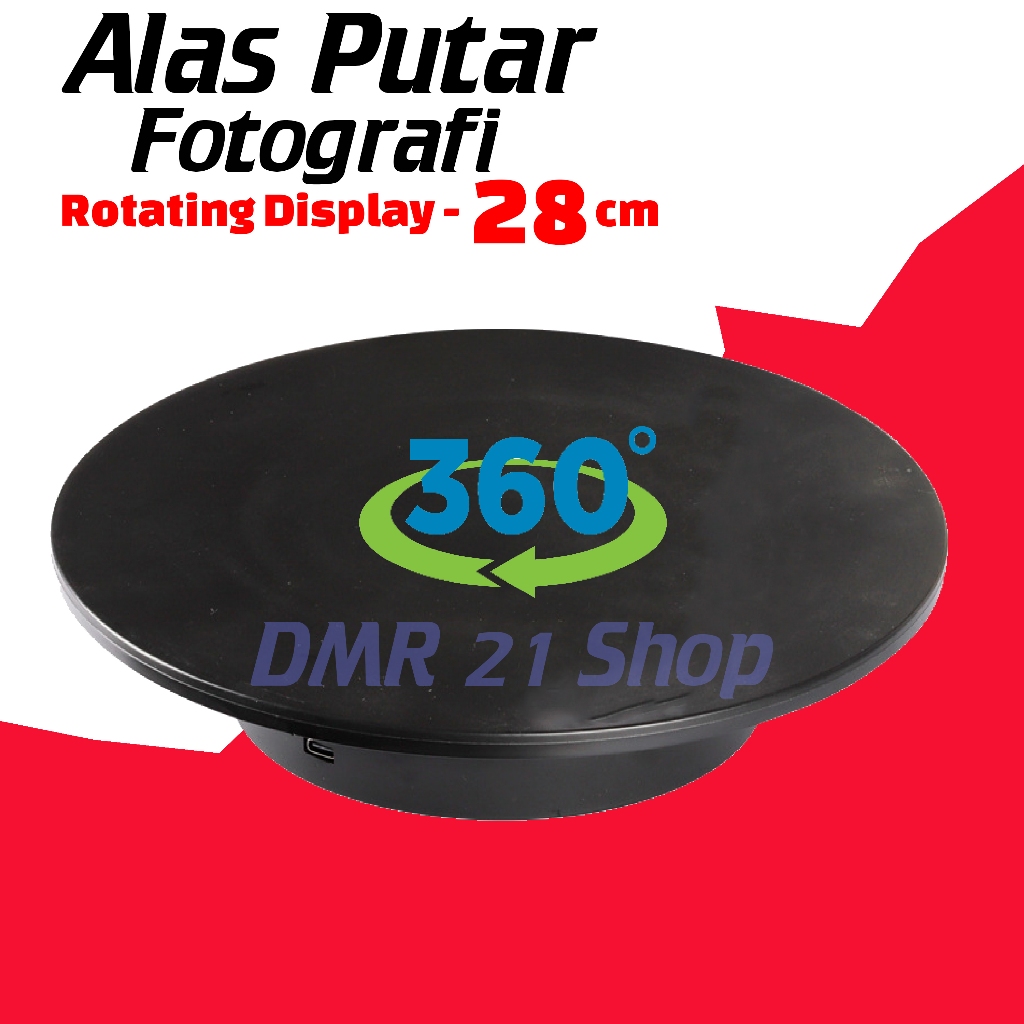 Jual Alas Putar Fotografi Rotating Display Produk Stand Base 28 cm ...