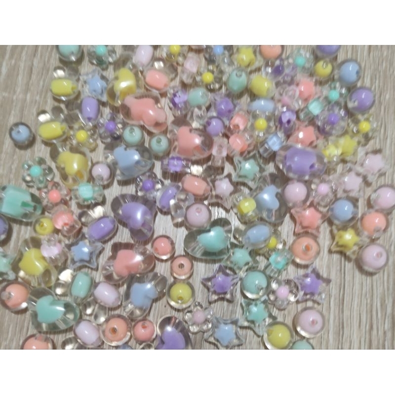 Jual Mote Manik Kristal isi susu, bahan kerajinan craft & meronce ...